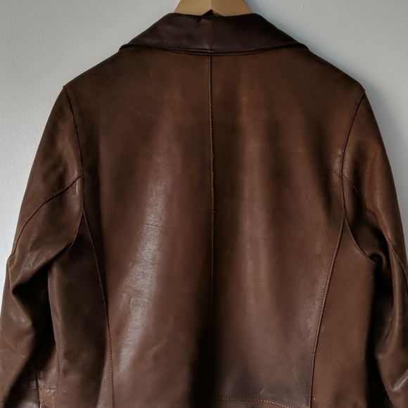 Ted Baker London | Jackets & Coats | Ted Baker Double Breasted Leather ...